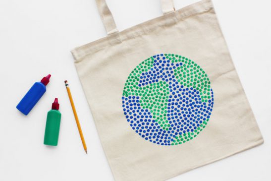 DIY Reusable Earth Day Tote Paper Mart Blog - Boxes, Wrapping Paper ...