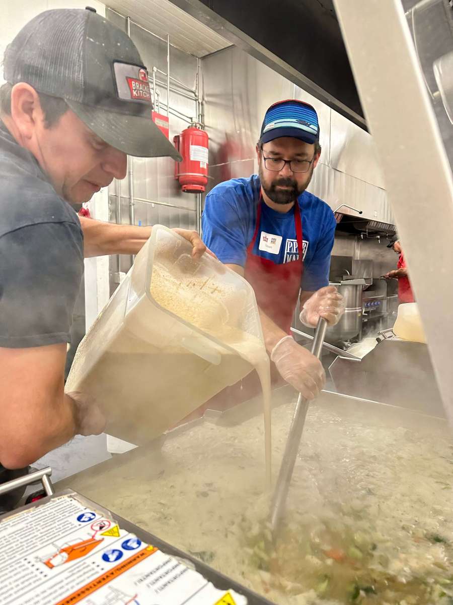 A Day of Giving Back: Paper Mart Volunteers at Bracken's Kitchen ...
